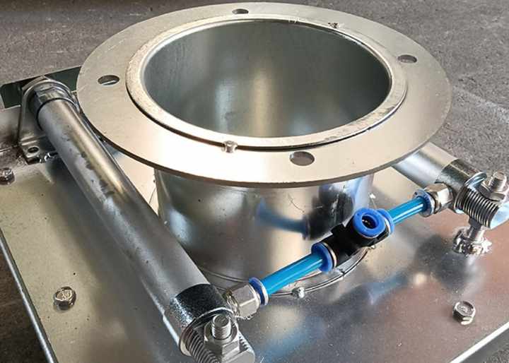 Galvanized Sheet Automatic Pneumatic Sliding Damper Blast Gate in 24v ...