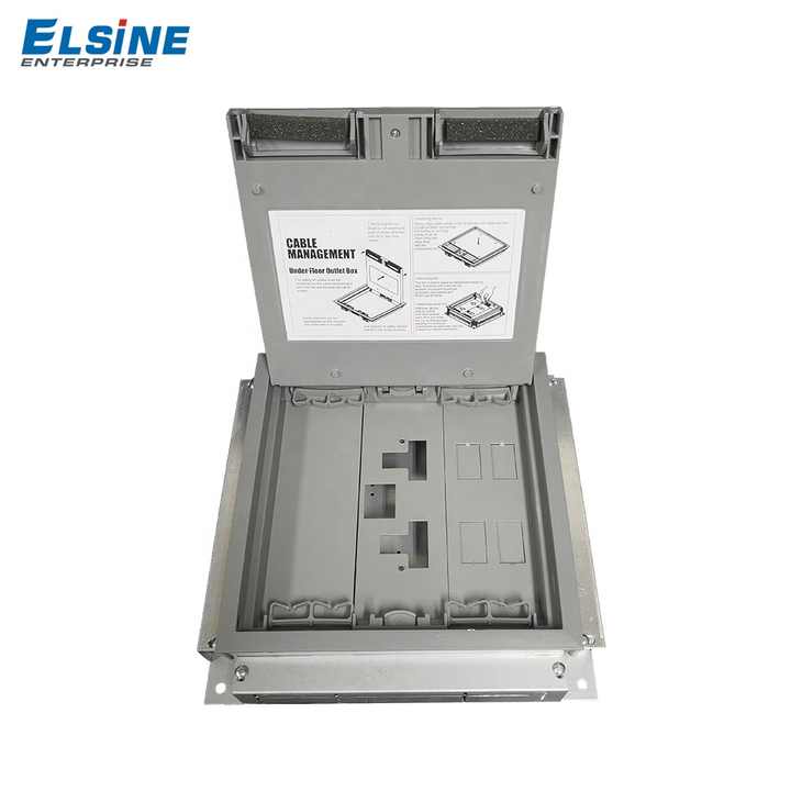RJ45 And 2 gang 13A Sockets Plates waterproof electrical raised floor ...