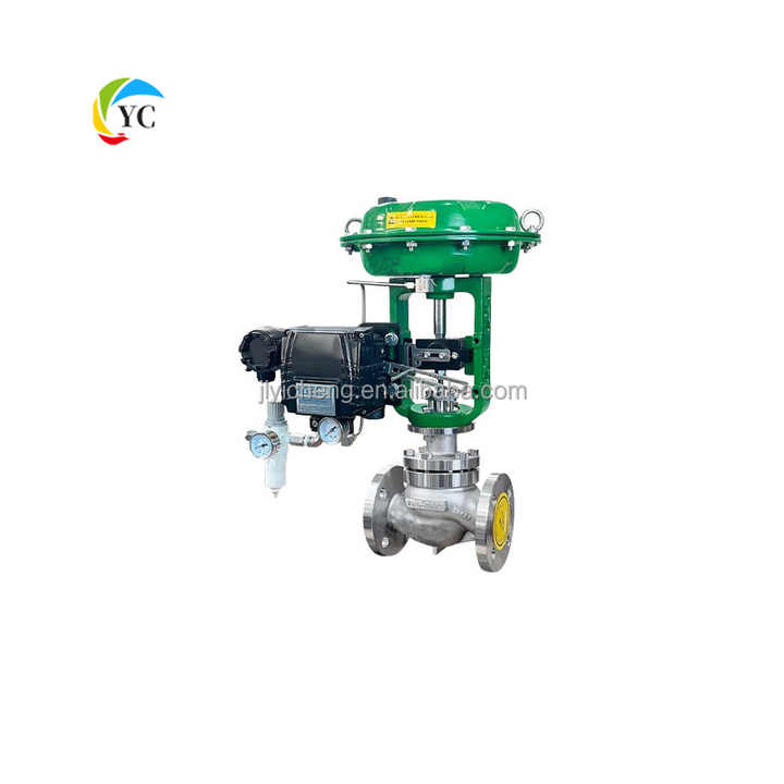 YNTO ZJHM T856 DN25-400 4-20mA Flow Pneumatic Diaphragm Single Sealing New Sleeve Control ...