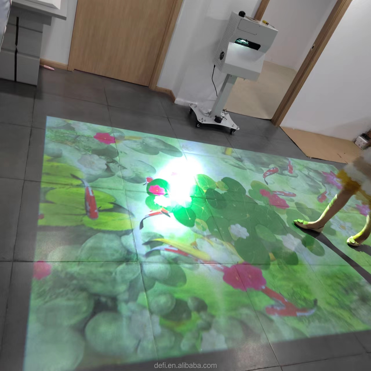 Aio Interactive Floor And Wall System Start And Off Automatically Video ...