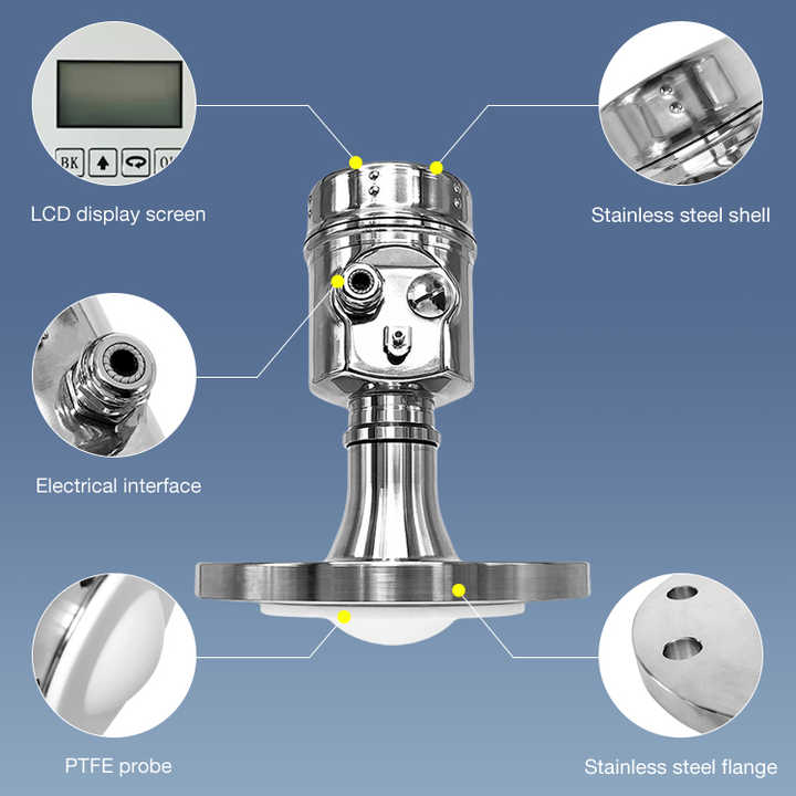 OEM High-Temperature Intelligent FMCW Radar Level Sensor High Accuracy ...