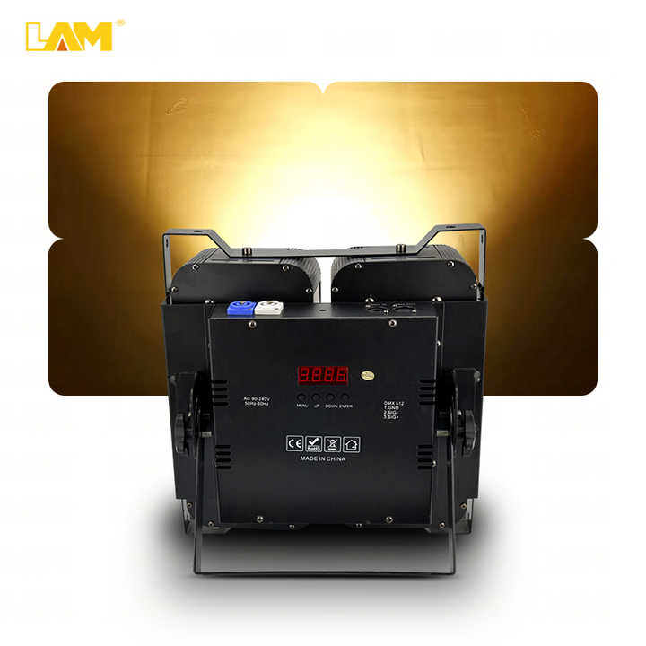 4 Eyes Led Blinder Light - 4x100w COB Warm Cool White 2in1