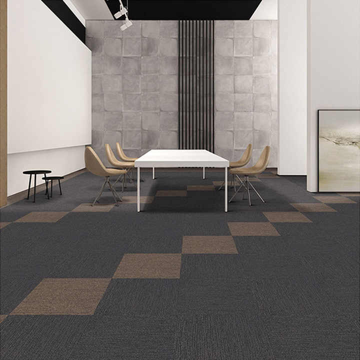 Nylon 6 Office Carpet Tiles with PVC Backing 50x50 Commercial Square ...
