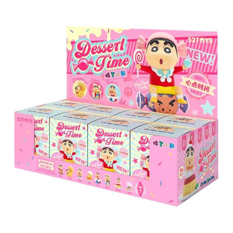 100% Original 52TOYS Crayon Shin Chan Heart Time Blind Box Handmade ...