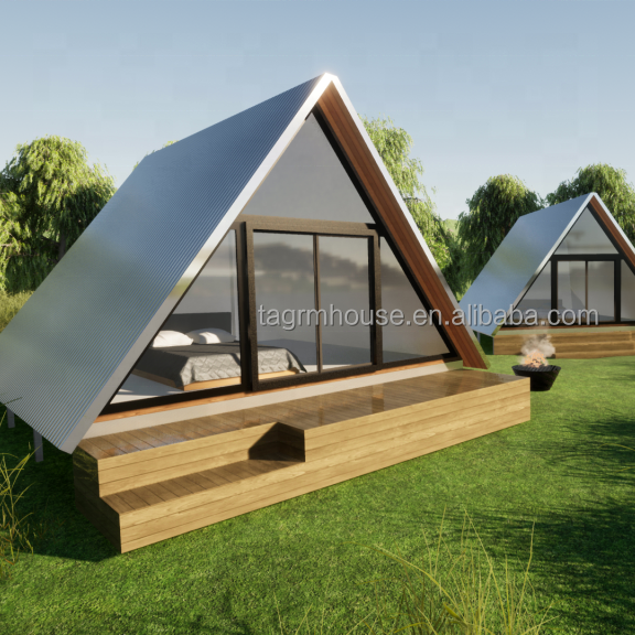 Airbnb Casa Modular Triangular Casas Prefabricadas Villa Light Metal ...