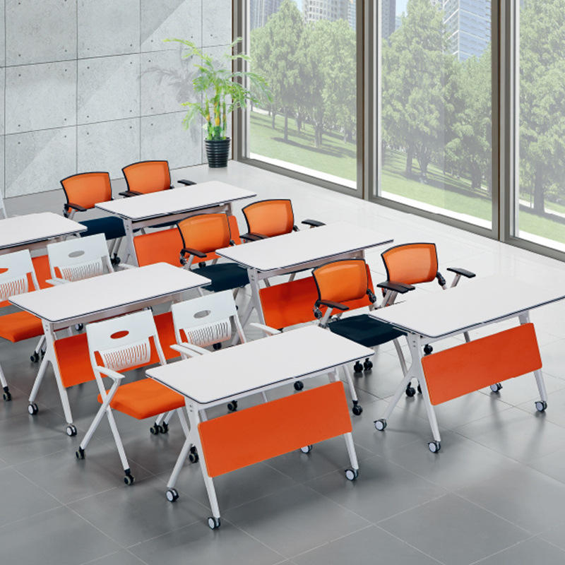 2026 Contemporary Foldable Panel Office Computer Desk with Adjustable ...