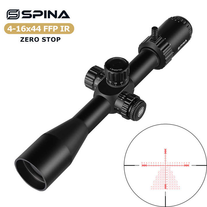 SPINA OPTICS 4-16x44 Zero Stop FFP Illuminated OEM FMC Waterproof ...