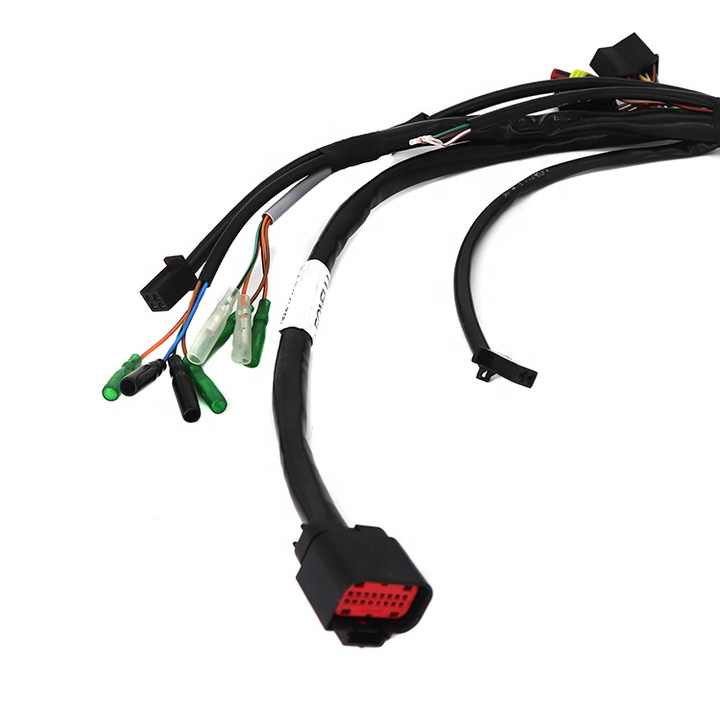 Custom 32 Pin Waterproof Connector for Motorcycle Wiring