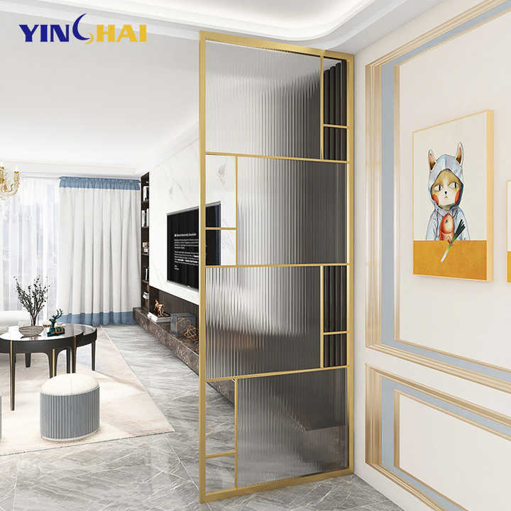 Customizable Modern Luxury Restaurant Gold Metal Panels
