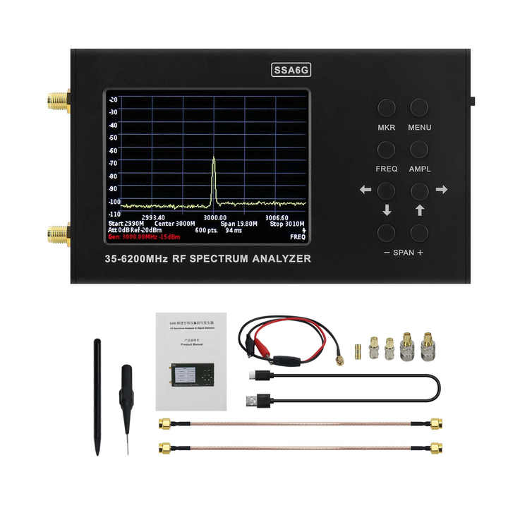 HAMGEEK SSA6G Spectrum Analyzer - Versatile RF Explorer