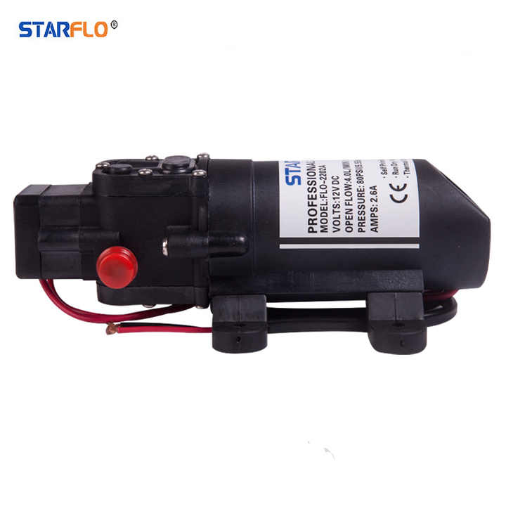 STARFLO Diaphragm Water Pump High Pressure Electric Reflux Garden ...