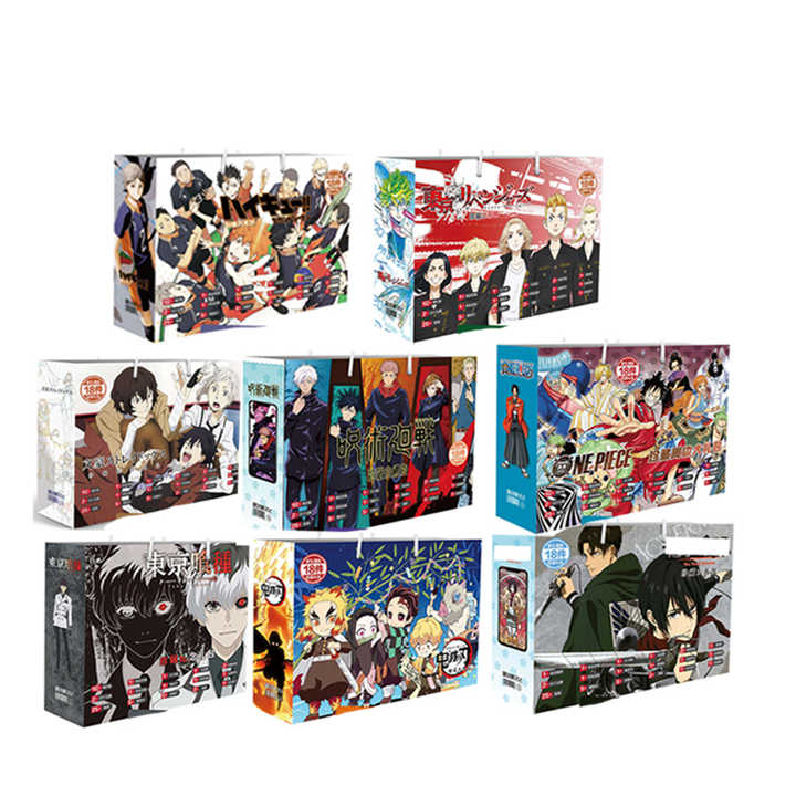 Anime Poster Badge Bookmark Sticker - SPY Miku Bleach Luffy