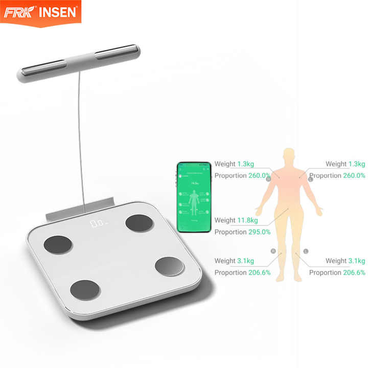 Professional Dual Band BIO Impedance Scale 19 Body Metrics 180kg/396lb ...