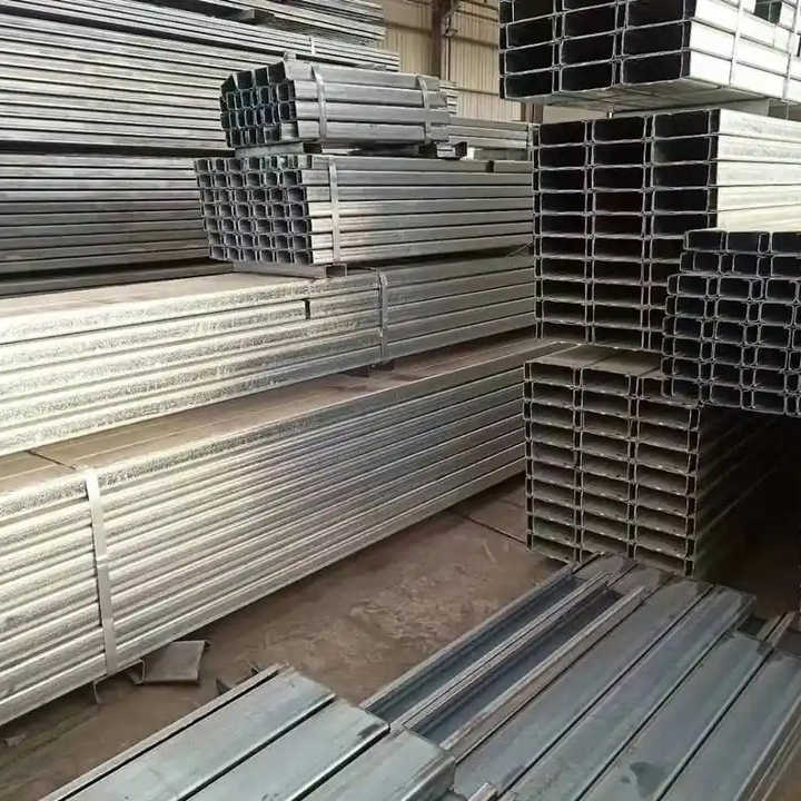 High Quality channel steel C-Beam Galvanized Carbon Steel Q195-Q345 ...