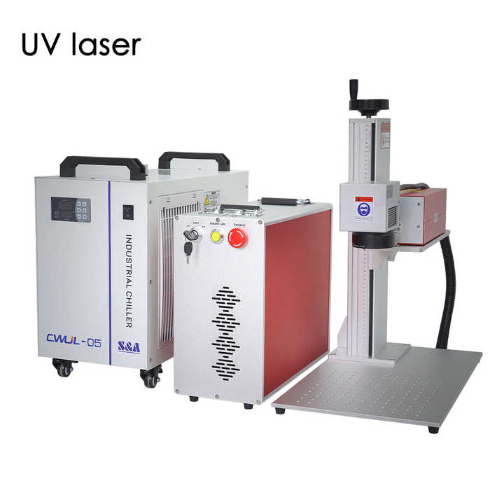 5W UV Laser Marking Machine 355nm for Engraving Glass, Metal, and Plastics - Portable 3D Laser ...