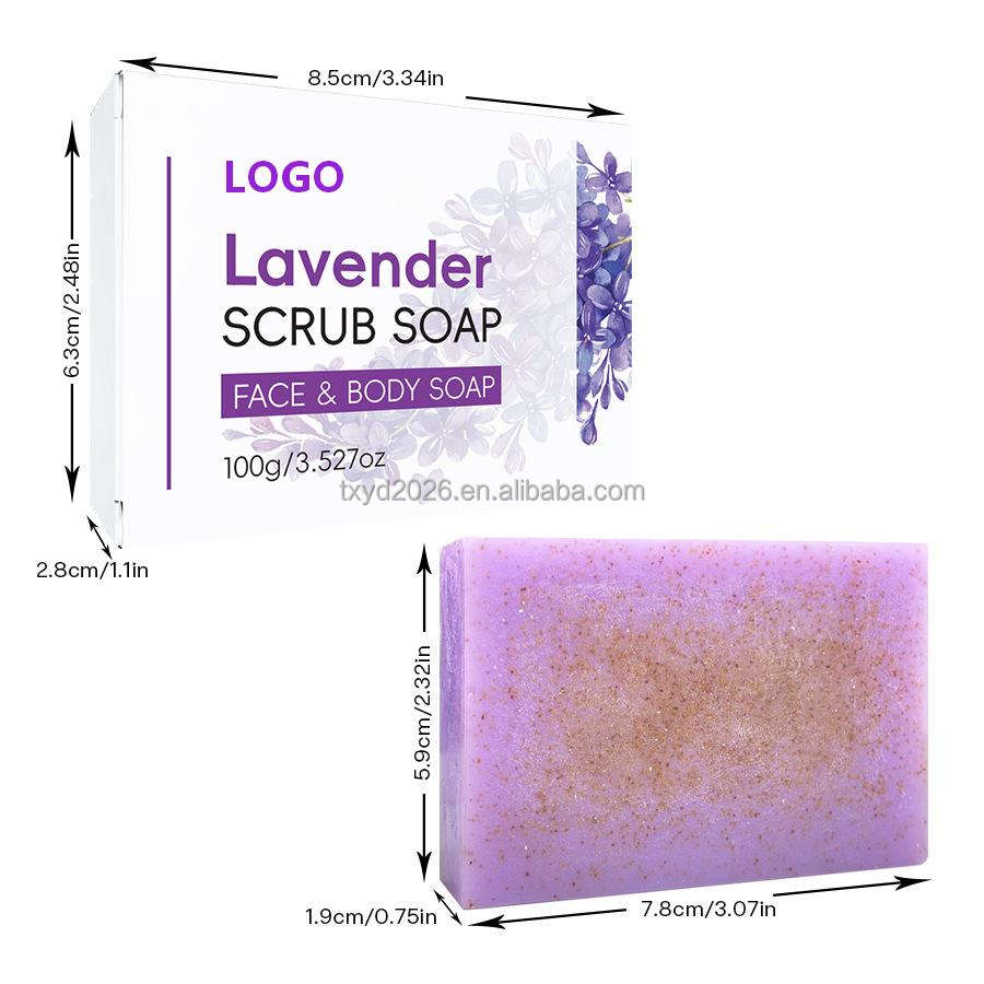 Coconut Exfoliating Soap Gift Box, Handmade Essential Oil Soap ...