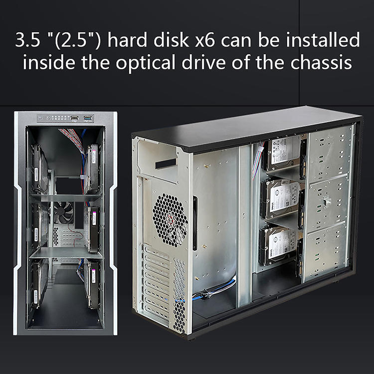 Zhenlong full-tower NAS chassis chassis ITX MATX ATX EATX 15 disk hot ...