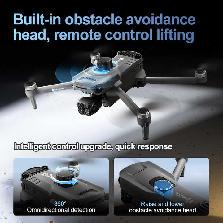 D12 Three-Axis Gimbal Brushless Relay UAV with GPS Long Distance ...