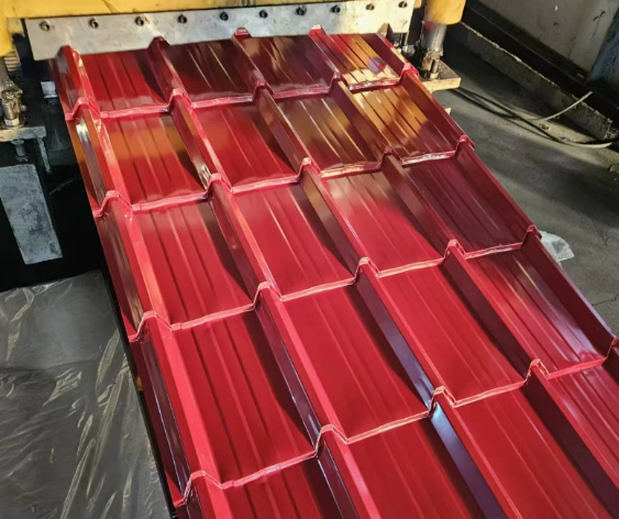 22 Gauge Zinc Coated Non-Alloy Steel Corrugated Roofing Sheets Grades ...