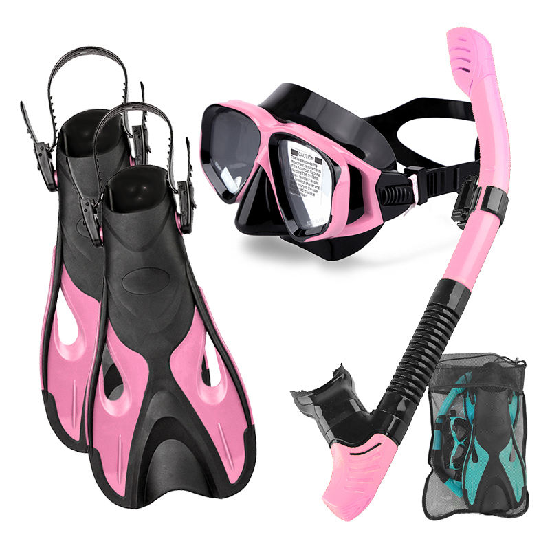 Aloma Snorkel Set - Adult Diving Gear with Custom Colors
