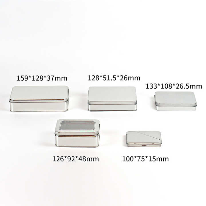 Customised logo Imprinted Metal Boxes Candle Aluminium Poe Lid Tin ...