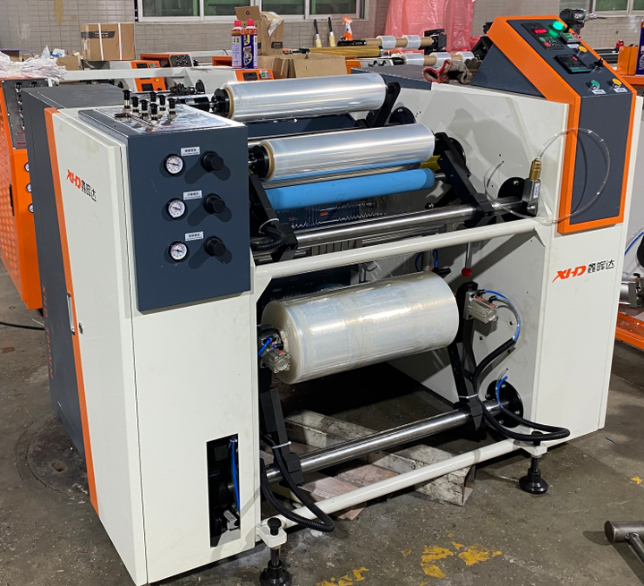 XHD-500 Pallet Wrap Film Slitting and Rewinding Machine Stretch Film ...