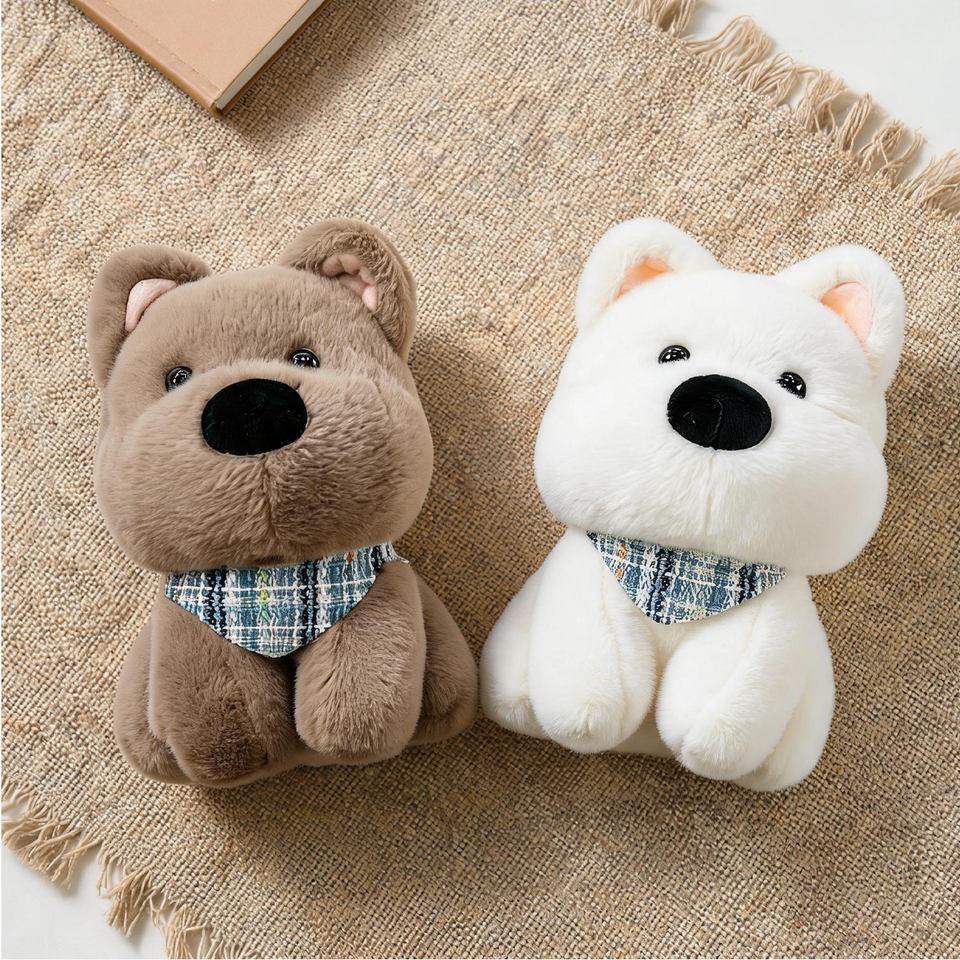 Professional Factory Verified Supplier Super Soft Fluffy White Puppy ...