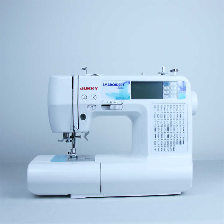 JK890 LCD Touch Screen Home Computerized Embroidery Machine