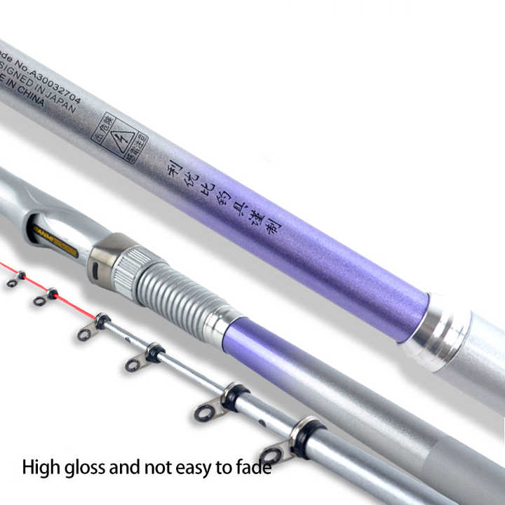 For RYOBI RANMI 120g Carbon Fiber Telescopic Fishing Rod Carp Fishing ...