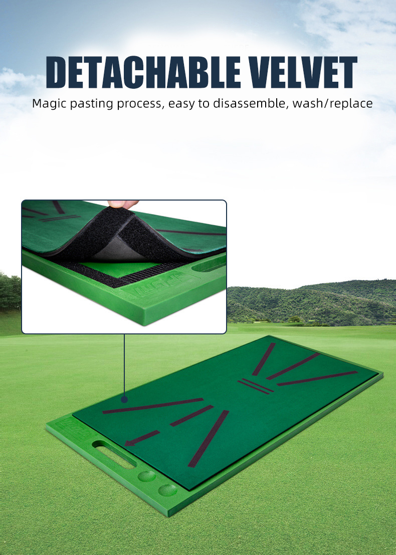 PGM DJD033 chipping golf training mat indoor hitting mini impact golf ...