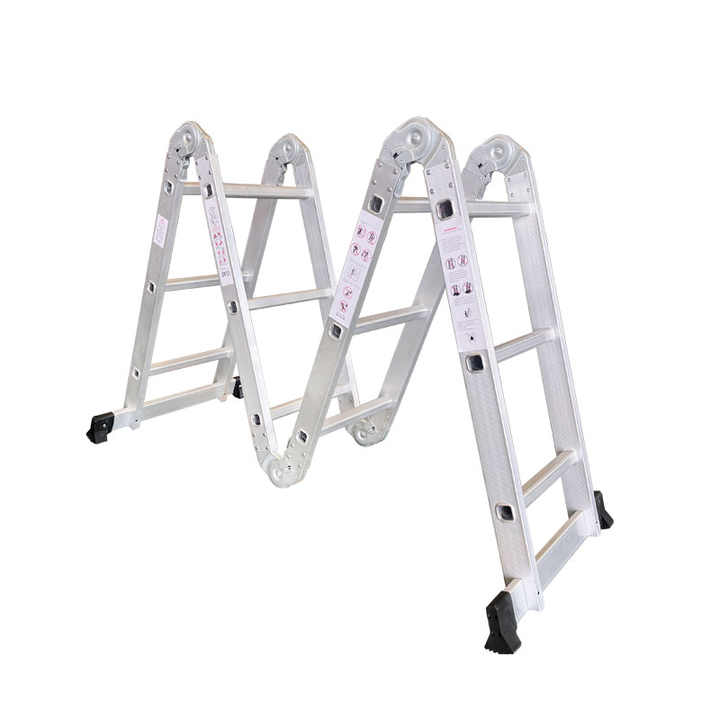Alloy Aluminum Ladder - Durable Folding Multifunctional Stairs