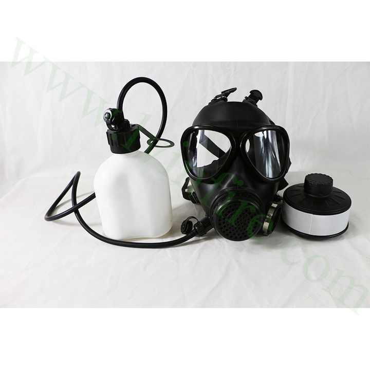 Full Face Cover Safety Gas Mask With Single Filter Respirator to ...