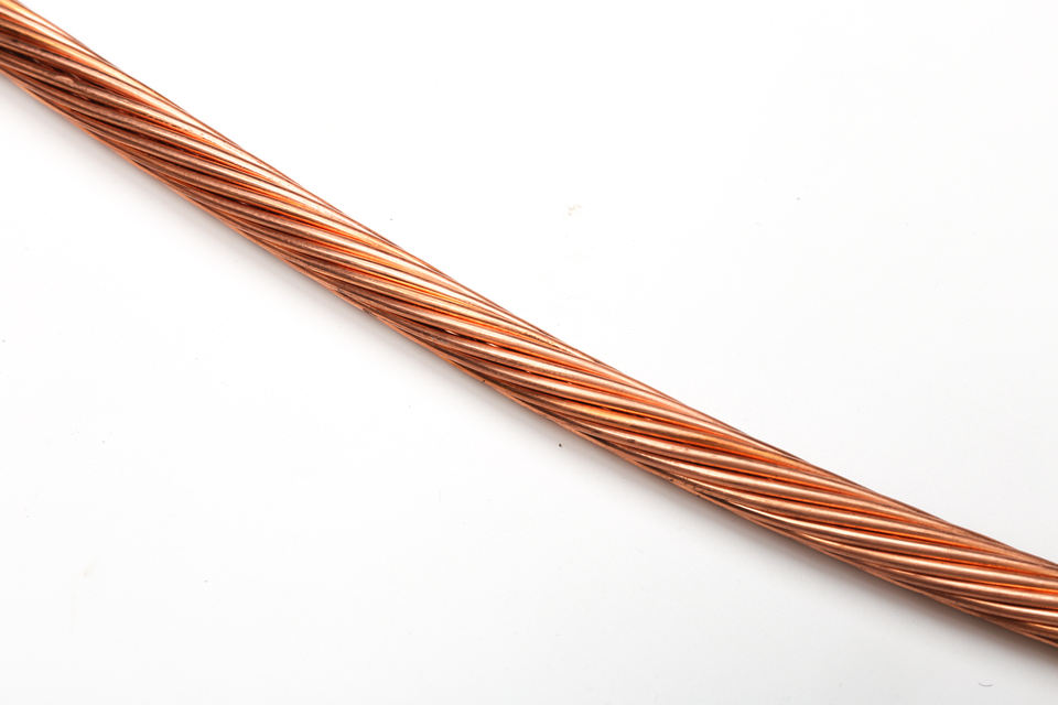 Copper Bonded Steel Cable with Anti Corrosion Coating Long Lifespan ...