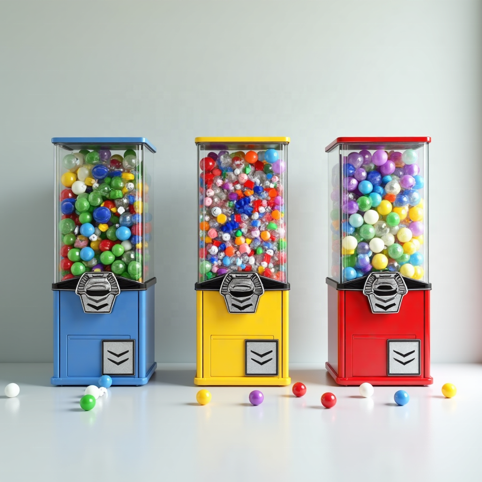 Factory Wholesale Capsule Vending Machine Metal Mini Gumball Vending ...