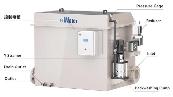 Perforated Ras Water Treatment Equipment Rotary Drum Filter
