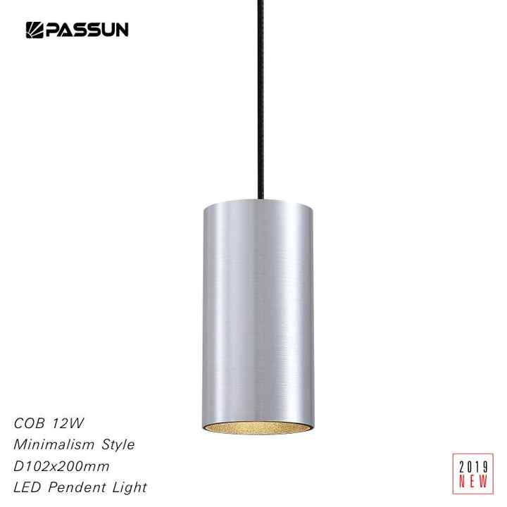 Passun 12W Golden Aluminum Led Ceiling Hanging Nordic Modern Pendant ...