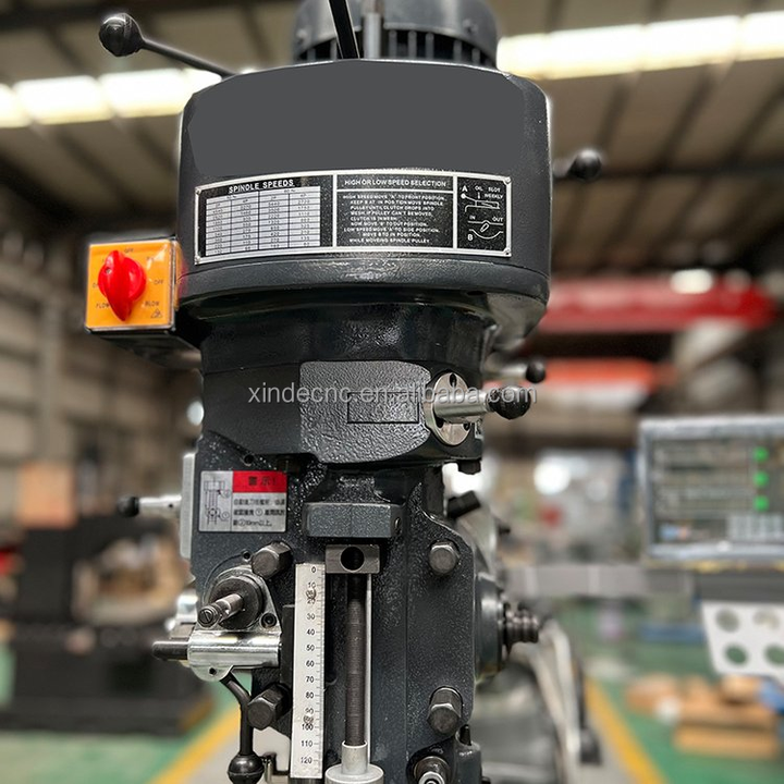 Metal X6325 Taiwan Vertical Turret Milling Machine Digital Display ...