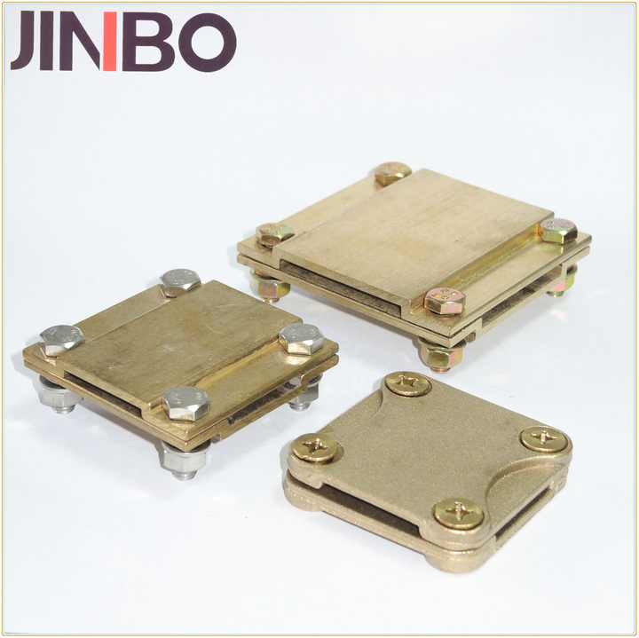 Professional Grounding System - Brass Flat Conductor Clamps