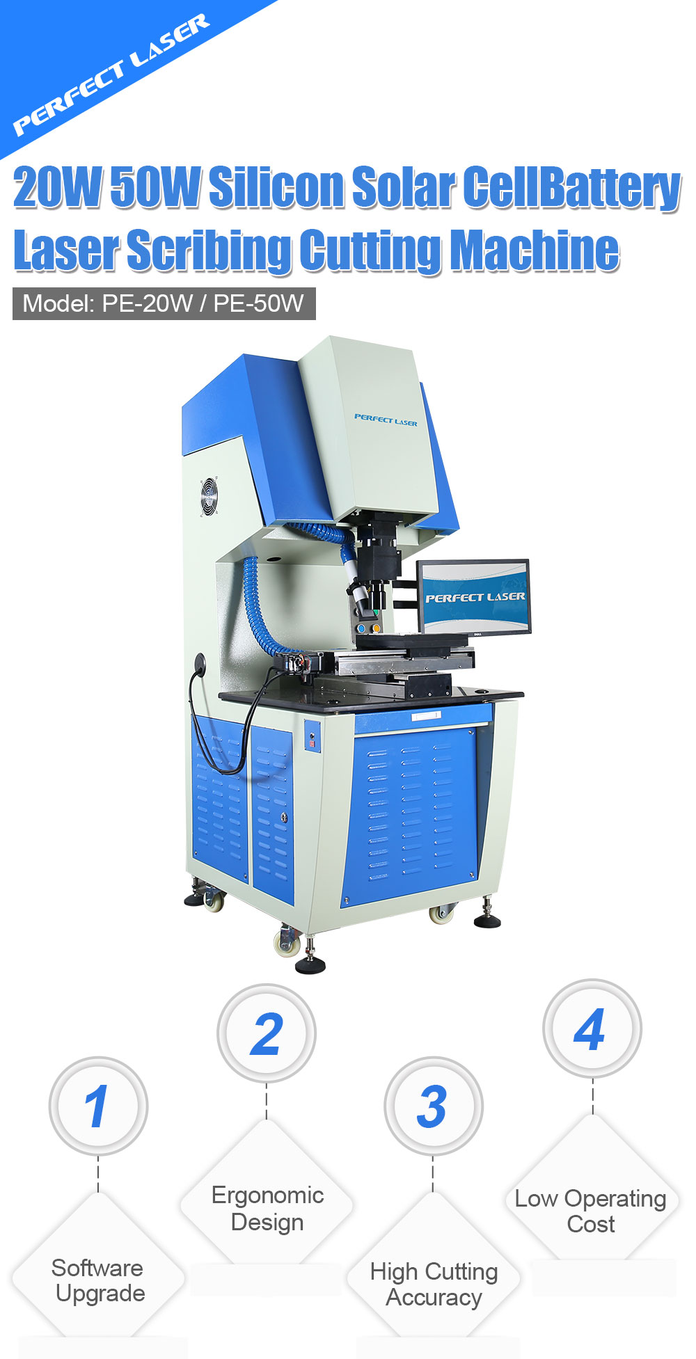 Perfect Semiconductor Wafer Laser Marking Machine with Laser-20W ...