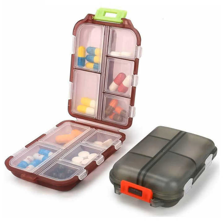 Custom Portable Plastic Pill Organizer - Durable & Convenient