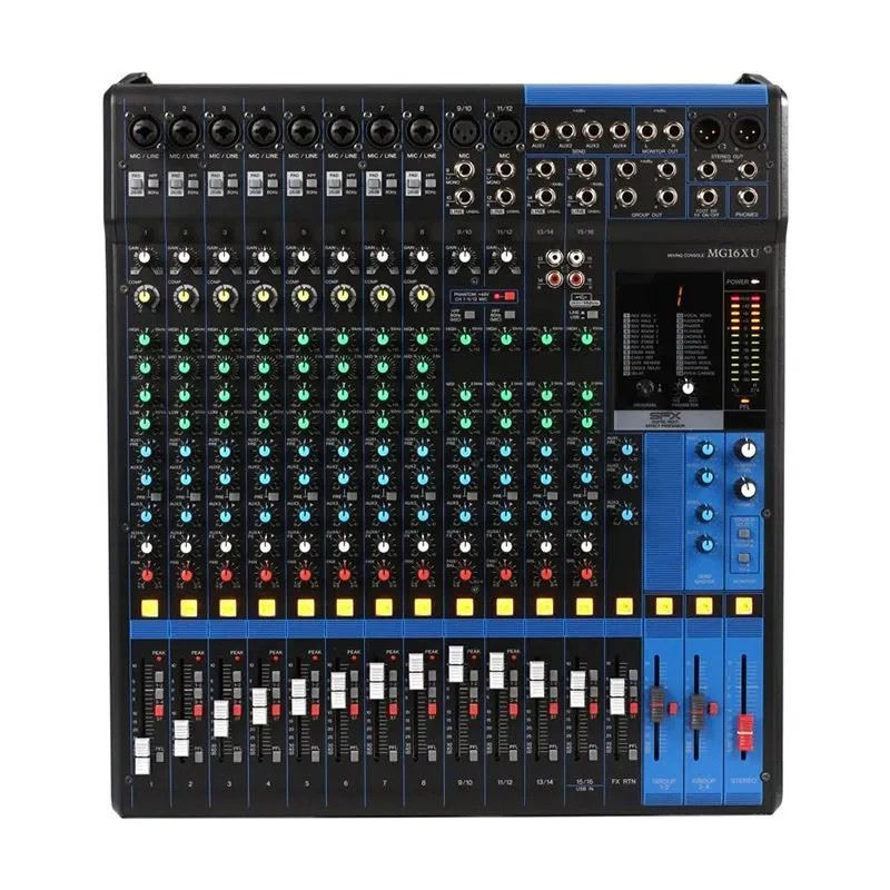 MG16XU Professional Audio Mixer - 16-Channel Digital Console