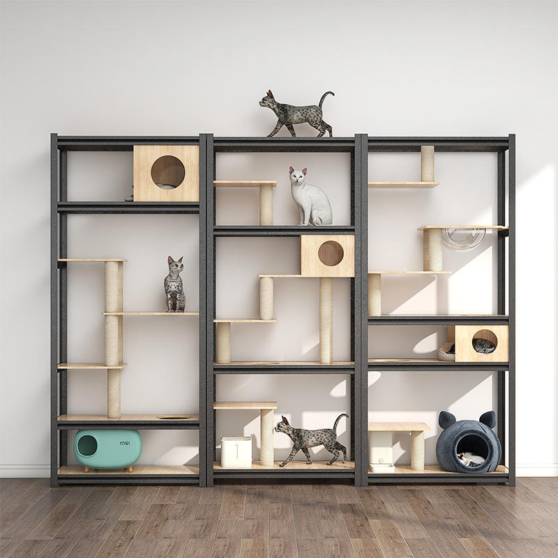 Factory Customized Modern Multifunction Cat Climbing Cabinet Shelves ...
