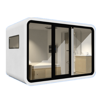 Third Generation Full Black Screen Outdoor Cabin House Prefab Tiny ...