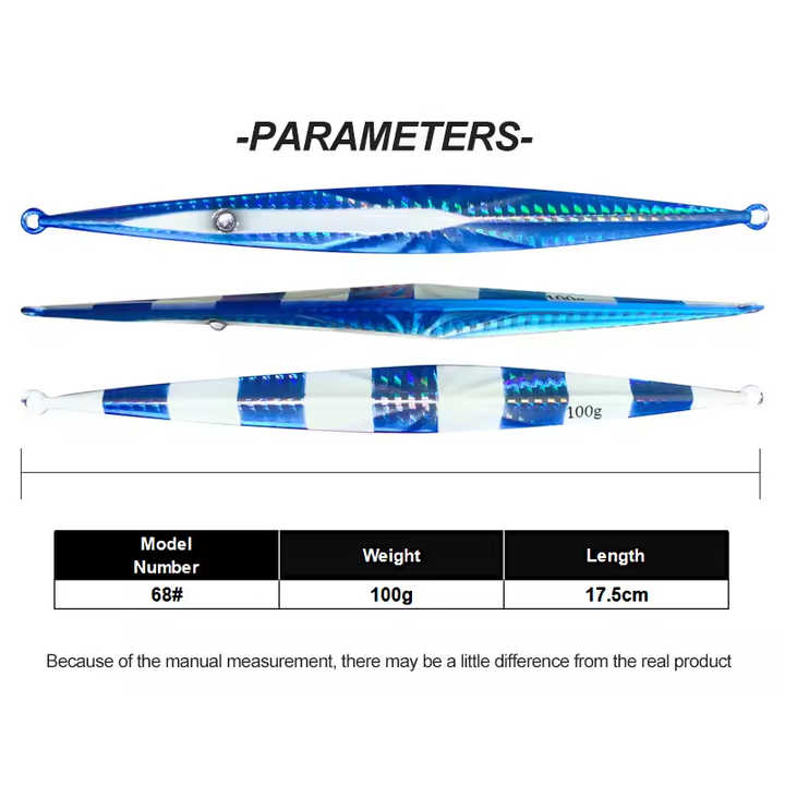 SKM 100g Fast Fall Jigs Fishing Lures Jig 5 Colors Factory Wholesale ...