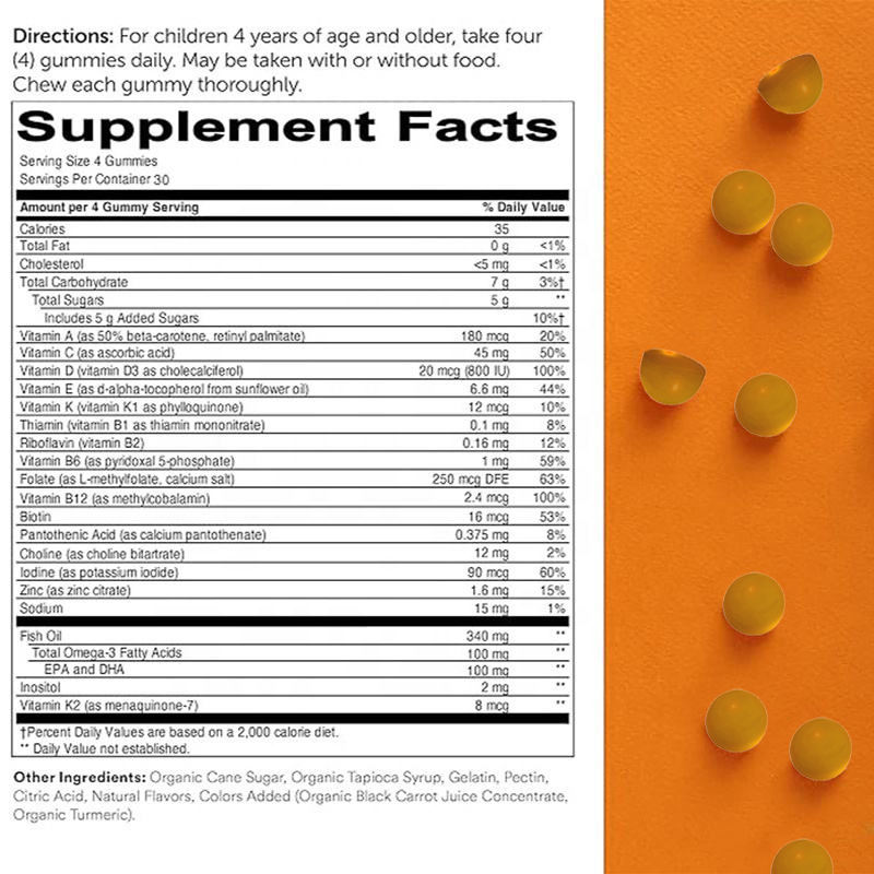 BioFlex Custom Logo Flavored Multivitamin Gummies Supplements for Kids ...