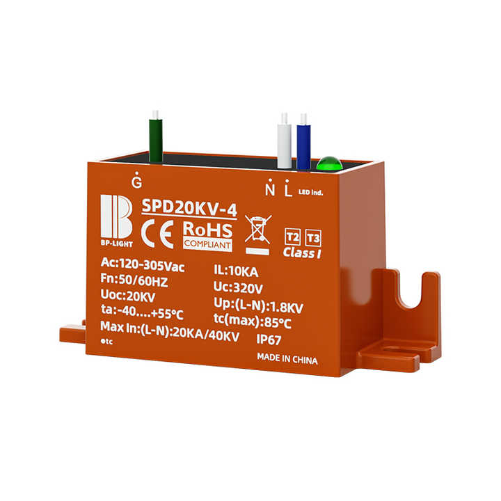 10KV Lightning Protection Device Voltage Surge Protector Transient ...