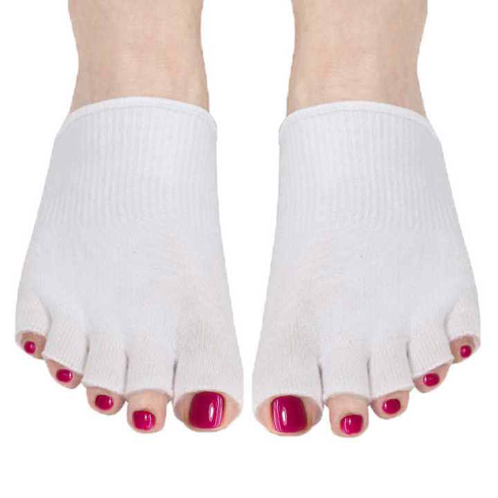 Toe Gel-Lined Alignment Socks - Foot Pain Relief for Yoga