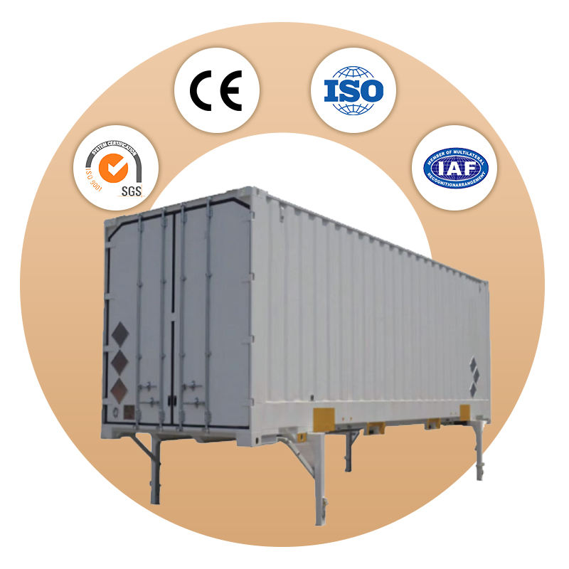 CIMC Container Cargo Van Box Truck Swap Body Detachable Body Trucks ...