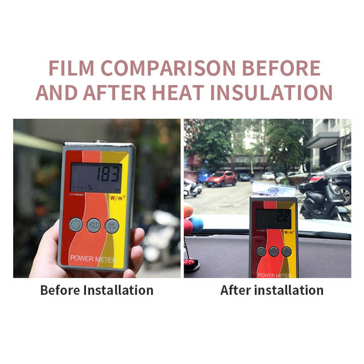 Car Solar Film - Red Chameleon Tint for Privacy & UV Protection