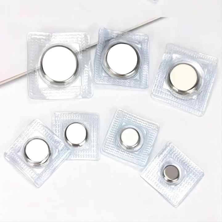 Custom Round Sewable Strong Magnet Ndfeb Invisible PVC Coated Sew ...